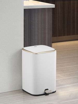 Buy OBSESSIONS Fingerprint Resistant Step Dustbin with Liner - 6 Litre ...