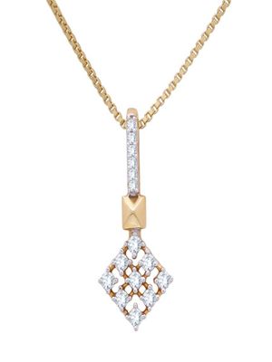 Buy WHP Jewellers Square Diamond Pendant Online