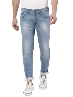 AD By Arvind Jeans : Buy AD By Arvind Solid Blue Mid-rise Men Jeans ...
