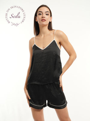 Buy Mackly Womens Solid Polyester Cami (Set of 2) Online