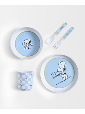 Buy Mi Arcus Peanuts Melamine Dinnerware For Kids (Set of 5) Online