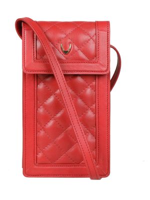 Buy Hidesign Boulevard W2 Rialto Red Sling Wallet Online