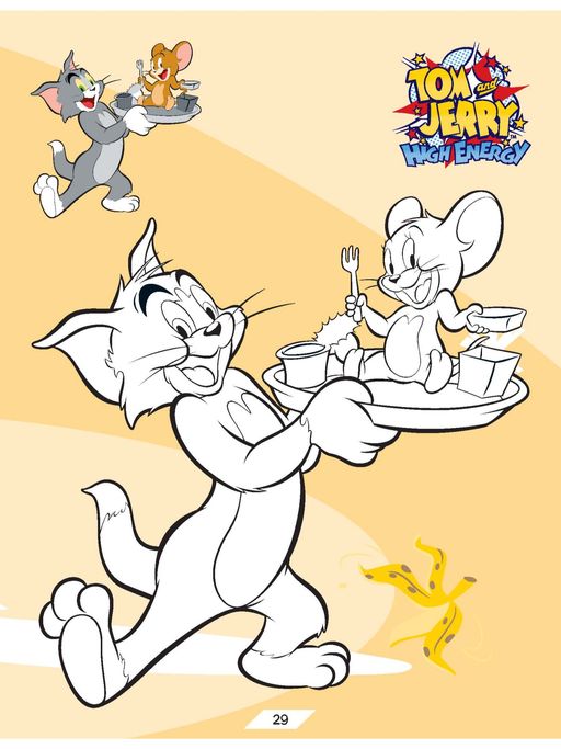 tom and jerry coloring book