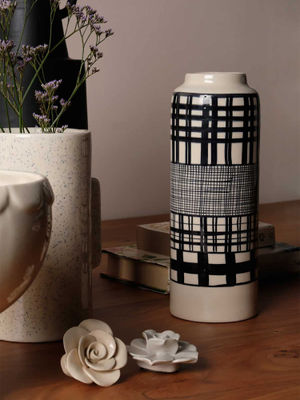 Buy Freedom Tree Ajra Ceramic Vase White online