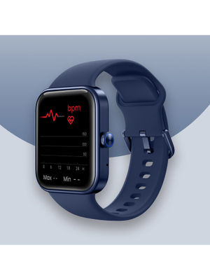 Buy Fastrack Reflex Vox Digital Silicone Blue Strap Unisex Smart Watch ...