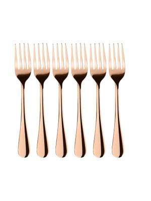 Buy FNS Rosella Rose Gold Stainless Steel Dinner Fork Online