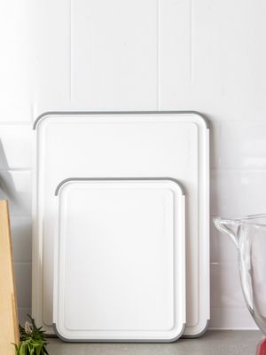 Buy KitchenAid Classic 2 Chopping Board Set For thinKitchen, Polypropylene Non-Slip Cutting ...