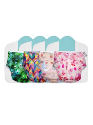 Buy Superbottoms Free Size UNO New Version Reusable Cloth Diaper (Pack ...