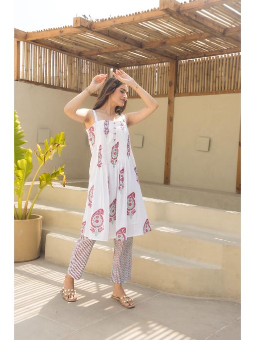 Buy Stylish Shoulder Strap Kurtis Collection At Best Prices Online