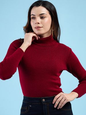 Buy CLAPTON Solid High Neck Skivvy Full Sleeve (M) Online