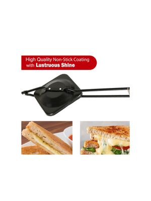 Buy Omega Non-Stick Sandwich Gas Toaster with Bakelite Handle (Gas ...