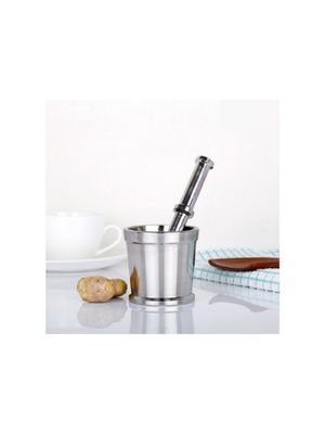 Buy Omega Stainless Steel Mortar and Pestle Set Okhli-Spice Mixer- 3 ...