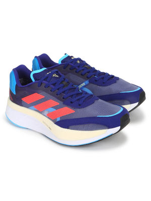 Buy adidas Adizero Boston 10 M Blue Running Shoes Online