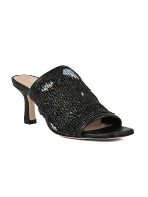 Vanilla Moon Heels : Buy Vanilla Moon Heels Black Embellished Sequined ...