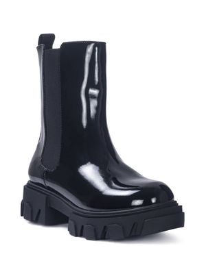 London Rag Chelsea Boots : Buy London Rag Solid Black Chelsea Boots ...