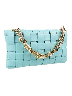 Buy Mochi Patterned Light Blue Clutches Online