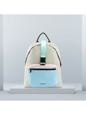 Buy Fastrack Colourblock Laptop Backpack In Off-White Online
