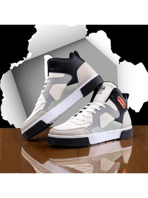 Buy Bacca Bucci Beige Anarchist Korean Style High Top Streetwear ...