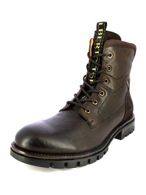Buy Alberto Torresi Solid Brown Leather Casual Boots Online
