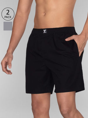 Buy XYXX Pace Super Combed Cotton Outer Boxers Shorts For Mens (Pack of ...