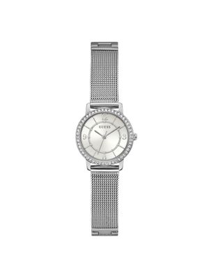 Buy Guess Women Melody Silver Round Dial Analog Watch - GW0534L1 (M) Online