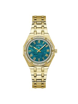Buy Guess Women Desire Green Round Dial Analog Watch - GW0770L2 (M) Online
