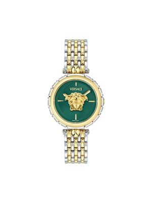 Buy Versace Women Medusa Heritage Green Round Dial Analog Watch ...