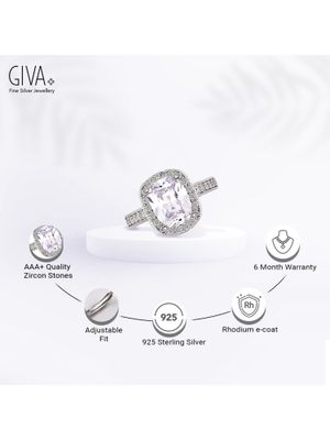 GIVA rings_silver : Buy GIVA 925 Sterling Silver Classic Solitaire ...