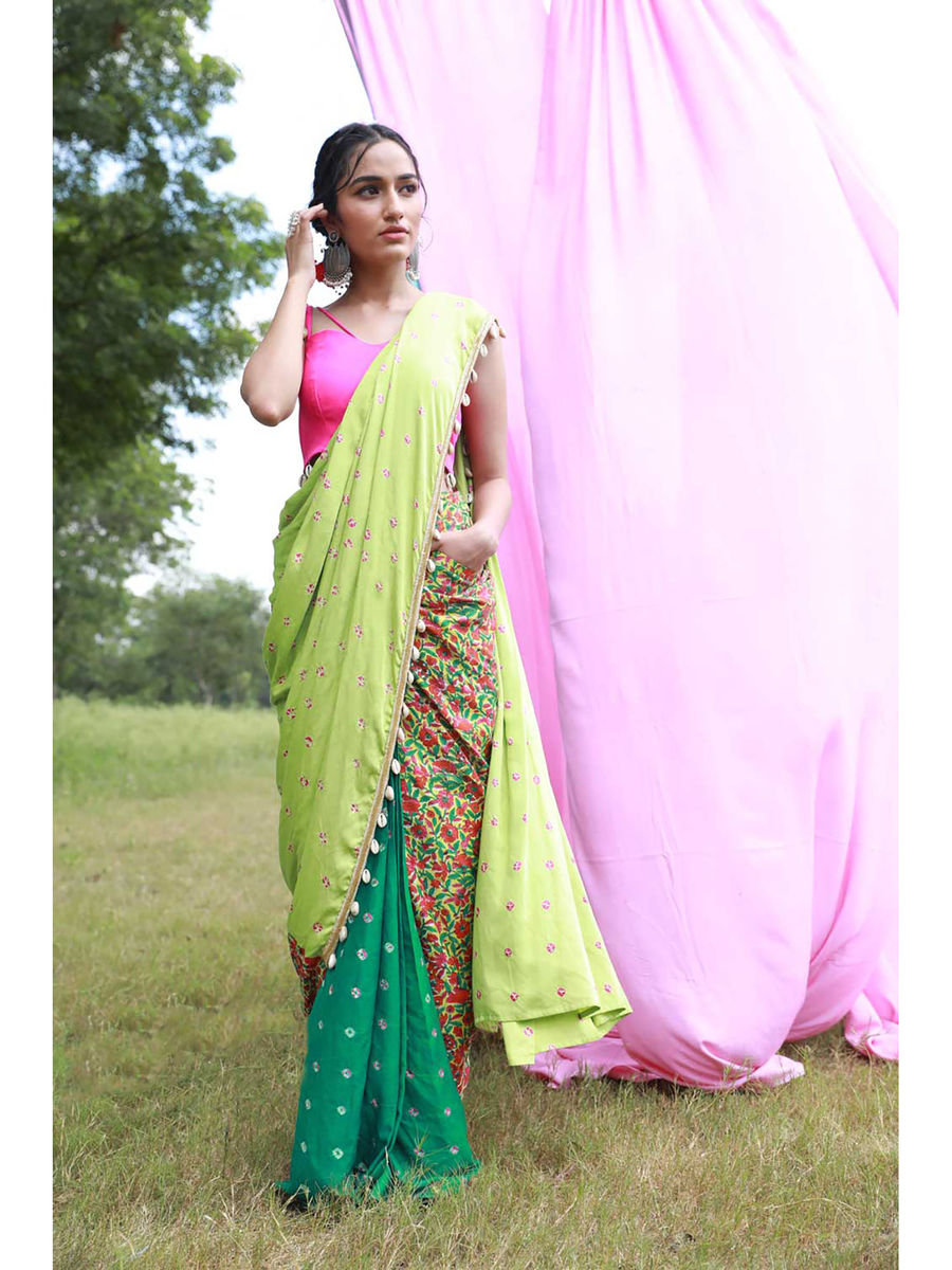Buy Pre Draped Sarees Online with Classy and Easy to Wear Designs