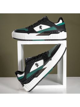 Buy RedTape Men's Solid Black and Light Green Sneaker online