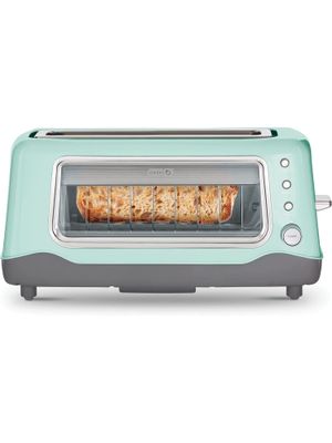 Buy Dash Clear View Toaster Aqua Online