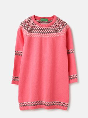 Buy United Colors of Benetton Regular Fit Round Neck Printed Mini ...
