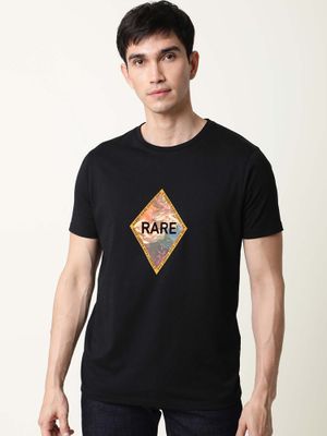 Rare Rabbit T-Shirts : Buy Rare Rabbit Agro Black T-shirt Online ...