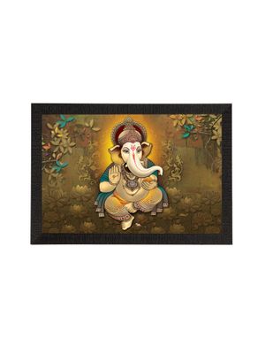 Buy eCraftIndia Lord Ganesha Texture Uv Art Painting Online