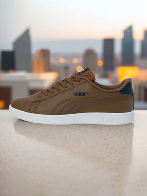 Buy Puma Smashic Unisex Brown Sneakers (UK 11) Online
