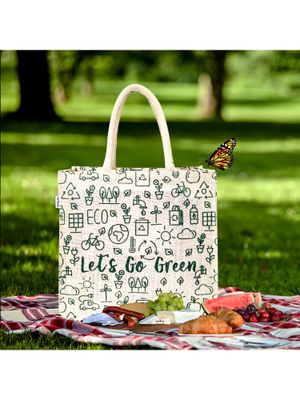 Buy Earth Bags ECO-PRINTED LUNCH BAGS WITH PADDED HANDLES Online