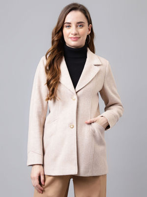 Buy Latin Quarters Women Brown Color Over Overcoat Online