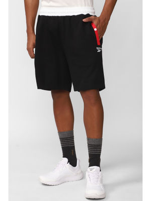 Buy Reebok Mens Wce Black Solid Shorts Online