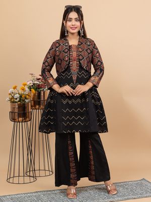 Buy Kidar Nancy Black Co-Ord Set (S) Online