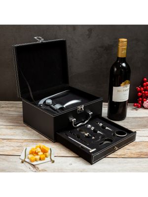 Buy Ez Life Luxury Wine Kit - 9 Piece Wine Accessories In Classy ...