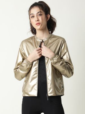 Buy RAREISM Charlotte Gold Jacket Online