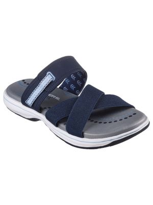 Buy SKECHERS BAYSHORE - TAKE IT EASY Sandals Navy Blue Online