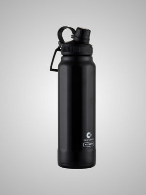 Buy CLAY CRAFT Black Zoro Double Walled 24 Hours Hot and Cold Bottle ...