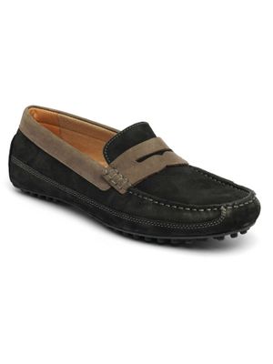 Buy Ruosh Mens Footwear Drivers Slip On Black Online