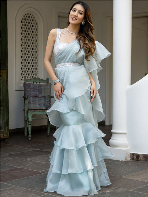 Buy Pre Draped Sarees Online with Classy and Easy to Wear Designs