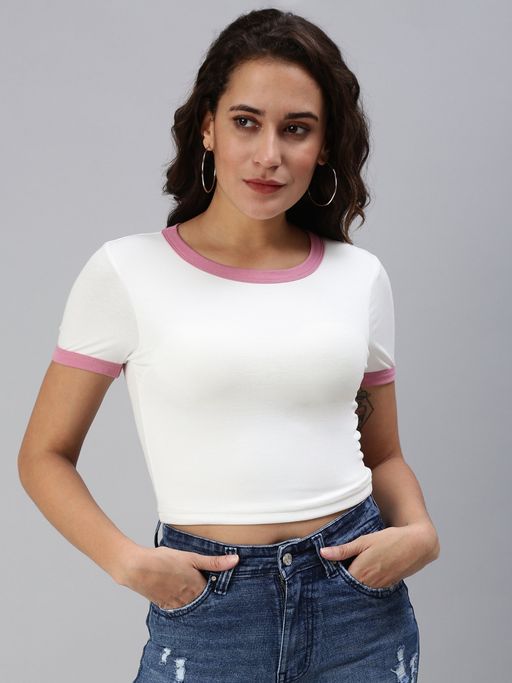 Buy Stylish Fitted White T Shirts Collection At Best Prices Online