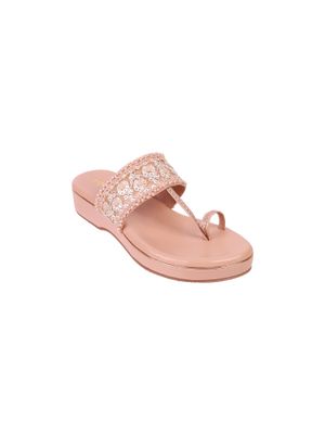 Buy Metro Peach Casual Sandals (Euro 36) Online
