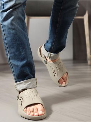Buy Carlton London Beige Men Casual Sandals (EURO 41) Online