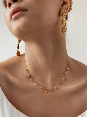 Buy Perfectly Average Shell Charm Necklace Online