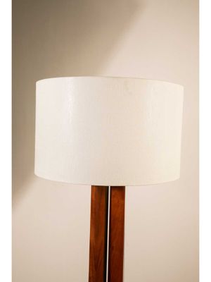 Buy Freedom Tree Solid Off White Metal and Fabric Extra Large Drum Lamp ...